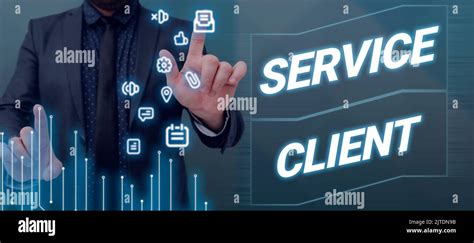 Text Caption Presenting Service Clientdealing With Customers Satisfaction And Needs Efficiently