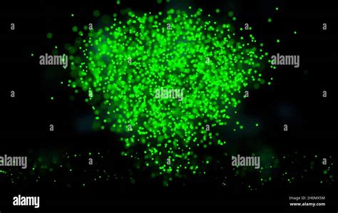 Animation Of Plexus Network From Wifi Symbol On Colorful Background With Flowing Of Plexus