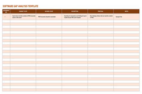 30 Free Gap Analysis Templates Word Excel