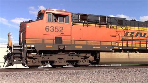 One Unit Wonder GE ES44AC Leads BNSF Coal Train YouTube