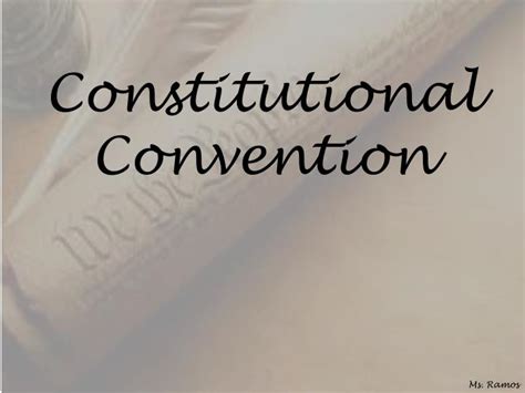 Ppt Constitutional Convention Powerpoint Presentation Free Download