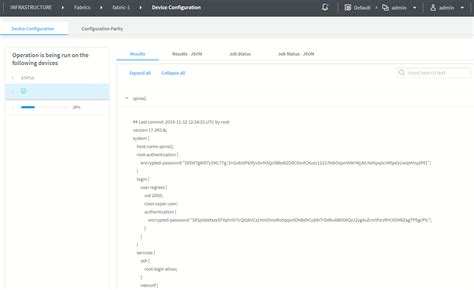 Viewing Configuration Of Devices Deployed In Contrail Fabric Contrail Networking 20 Juniper