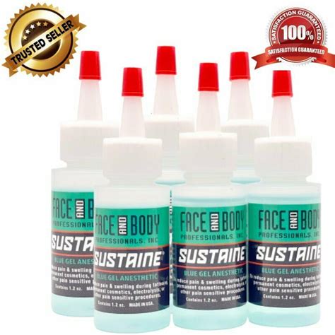 35ml Lidocaine Anesthetic Gel Numb Sustaine Blue Numbing Gel For Reduce