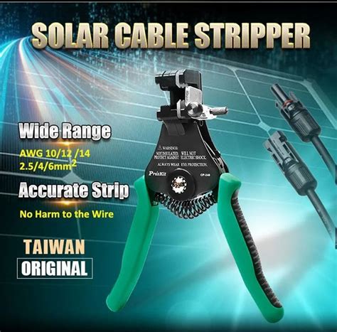 Proskit Pk 2061 Solar Mc3 And Mc4 Crimping Tool Kit Made In Taiwan For