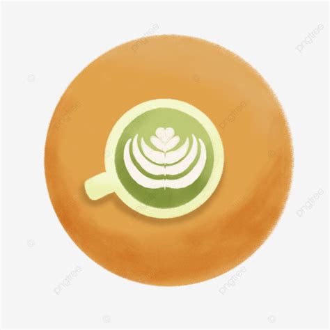 말 라떼 그림 한 잔 말차 컵 라떼 Png 일러스트 및 Psd 이미지 무료 다운로드 Pngtree