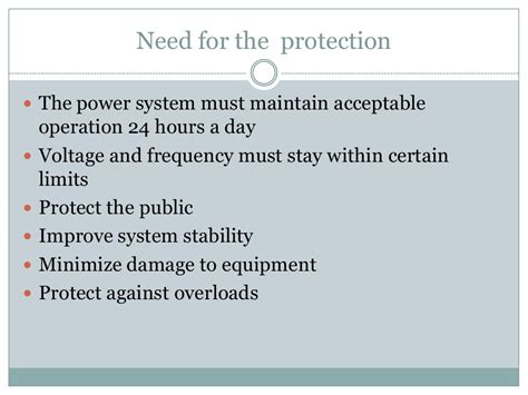 Power System Protection