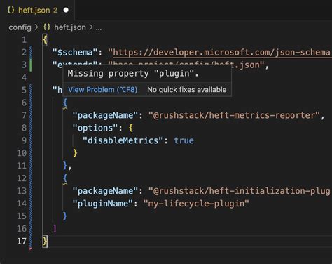 Heft Heft Fails With Resolved Configuration Object Does Not Match Schema Error Issue