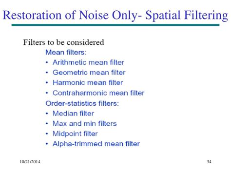 Ppt Digital Image Processing Lecture Image Restoration Powerpoint Presentation Id5700046