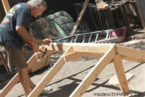 Making The Made With HAPPY Treehouse Roof Made With HAPPY