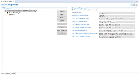 TMS F What Part Of The Target Configuration Should I Modify To Test Wait In Reset