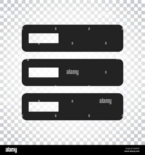 Database Server Vector Icon Storage Vector Illustration Simple