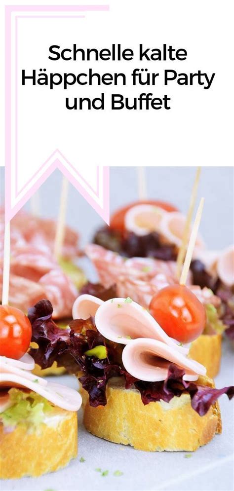 food ideas canapes häppchen schnell einfach Mhhm lecker der