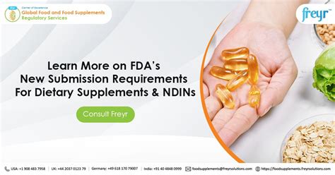Fda Draft Guidance On Dietary Supplements And Ndins Freyr Food And