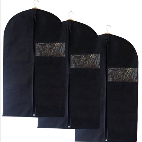 3 피스 지퍼 의류 먼지 커버 부직포 코트 정장 수납 가방 걸이식 의류 먼지 커버 가정용 보관 제품의복커버 Aliexpress