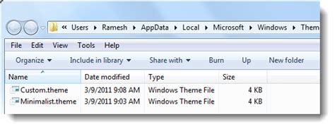 what causes “unsaved theme” to appear in personalization window