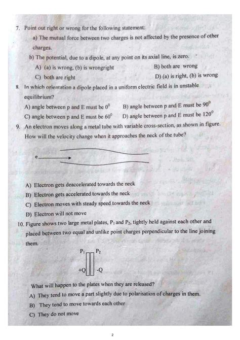 SOLUTION ELECTROSTATICS PRACTISE QUESTIONS WITH SOLUTION CLASS12th NEET JEE MAINS Studypool