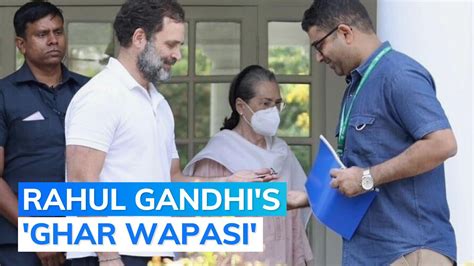 Rahul Gandhi Re Allotted His 12 Tughlaq Lane Bungalow In Delhi Reports