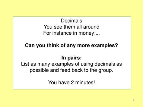 Ppt Working With Decimals Powerpoint Presentation Free Download Id