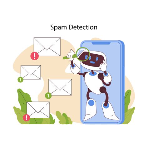 Spam Detection Concept Flat Vector Illustration 41170992 Vector Art At