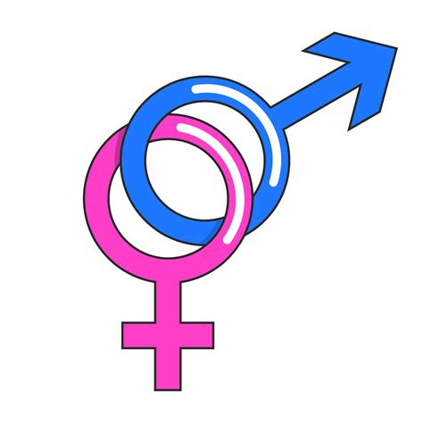 Related Gender Symbols Male And Female Sex Sign 22311748 Vector Art