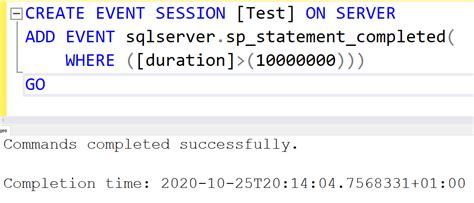 there s a bug with extended events creation in sql server management