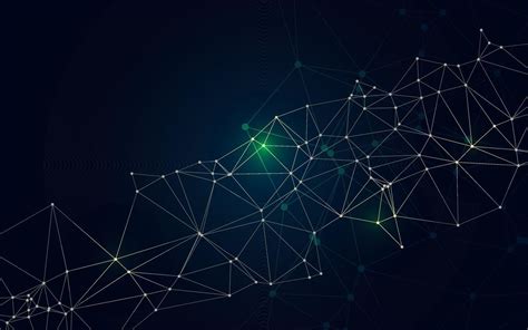 Green Technology Background Creative Lighting Template Background