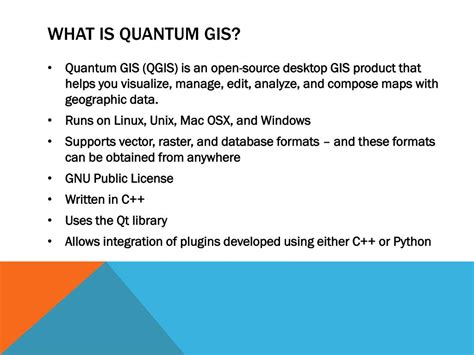Ppt I ♥ Maps Quantum Gis Python Powerpoint Presentation Free