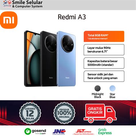 Jual Xiaomi Redmi A Gb Gb Garansi Resmi Shopee Indonesia