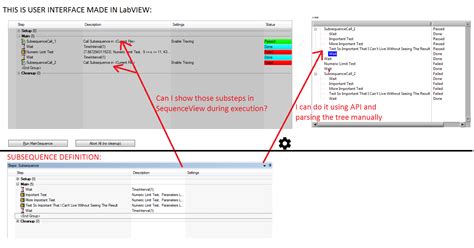 show subsequence steps in sequenceview control ni community