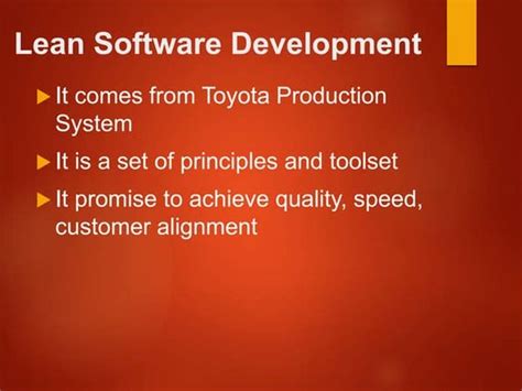 Lean Development Presentation Slides Pptx
