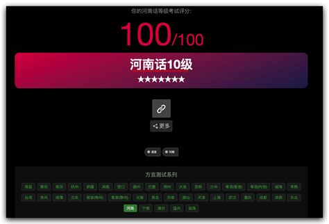 中文方言等级考试在线测试网站 All In One Xgqfrms 博客园