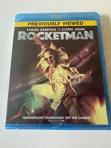 Taron Egerton Is Elton John Rocketman Blu Ray Disc Unopened Ebay