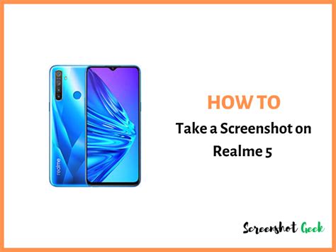 How To Take A Screenshot On Realme 5 4 QUICK Methods