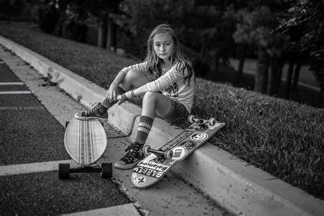 デスクトップ壁紙 sk8 スケーター sk8er プロジェクト365 女の子 キッド スケートボード ロングボード bw