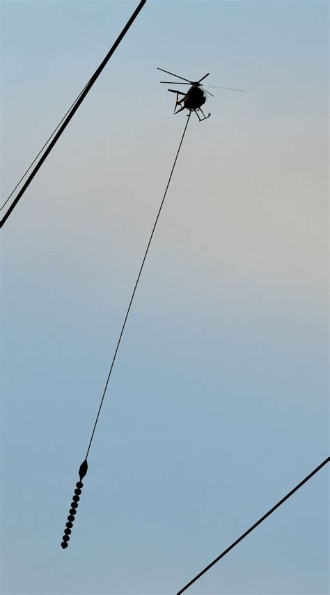 Lifes A Snapshot Helicopter Tree Trimming