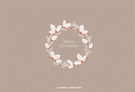 30 Christmas Aesthetic Wallpapers Soft Brown Background For Pc 1