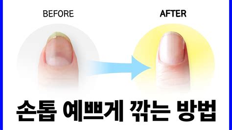 손톱 예쁘게 깎는 가장 쉬운 방법 Youtube