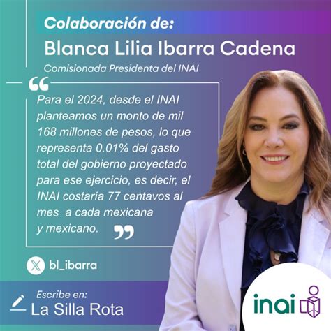 Inai 📌🖋 “proyecto De Presupuesto De Egresos Del Inai