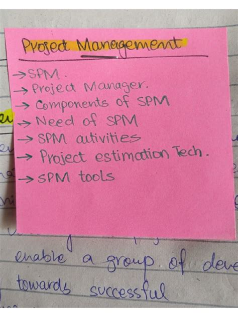 Se Notes Project Management And Project Planning Pdf
