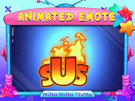 Sus Funny Suspicous Twitch Animated Emote Animated Sus Twitch Etsy