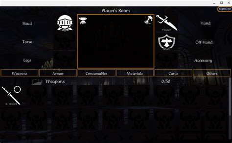 Help With Inventory Equipment Rgodot
