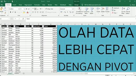 Cara Membuat Pivot Table YouTube