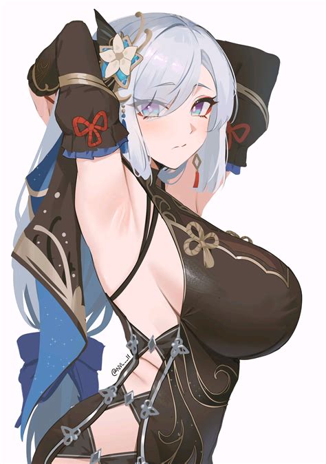 插画搬运 穿上新衣服的申鹤 NGA玩家社区