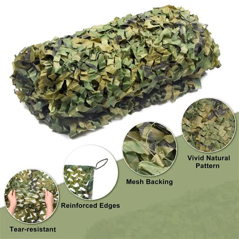 Camouflage Nets Sun Shelter Camo Netting Home Garden Curtain Shading