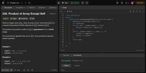 Problemsolving Arraymanipulation Twopassalgorithm Leetcode