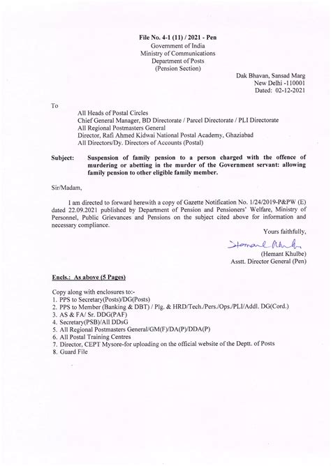 Ccs Pension Amendment Rules 2021 Central Civil Services Ccs
