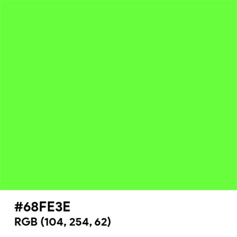 68fe3e Color Name Is Spring Frost