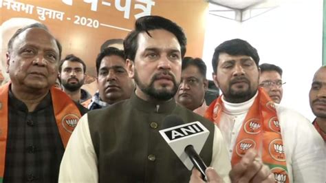 No Place For Violence In A Democracy Bjps Anurag Thakur