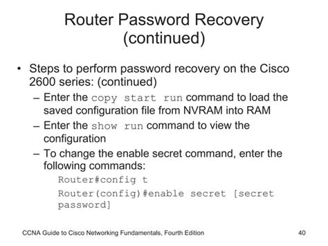 Ccna Router Startup And Configuration Ppt