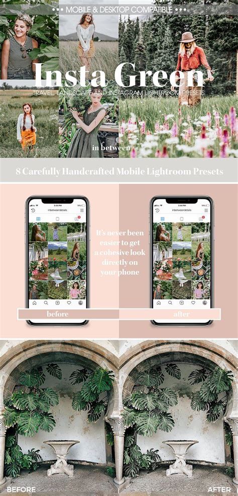 Insta Green Lightroom Mobile Presets Lightroom Presets Lightroom